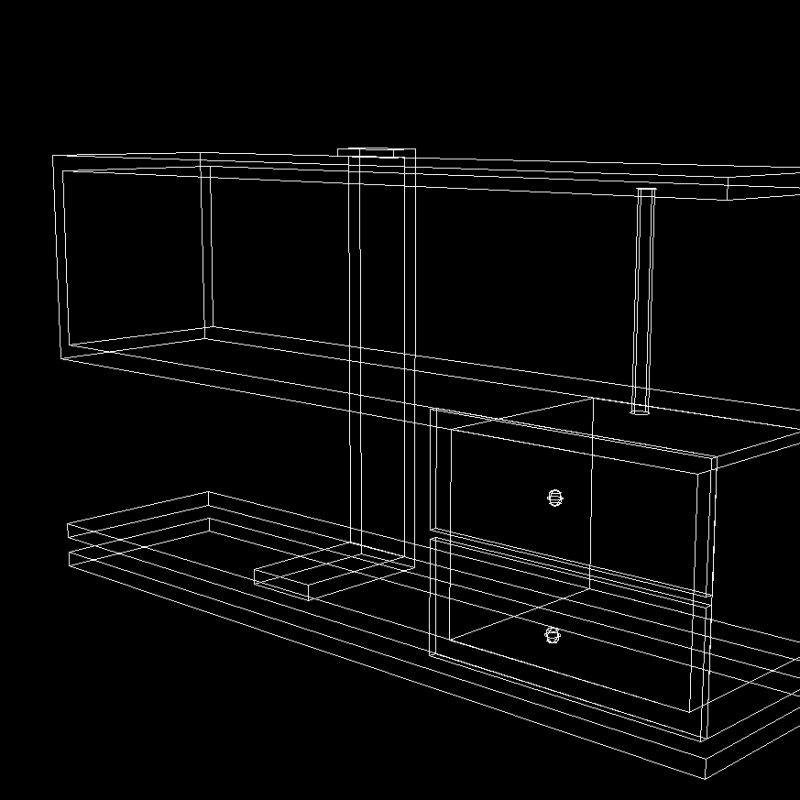 Console 3D DWG Model for AutoCAD • Designs CAD