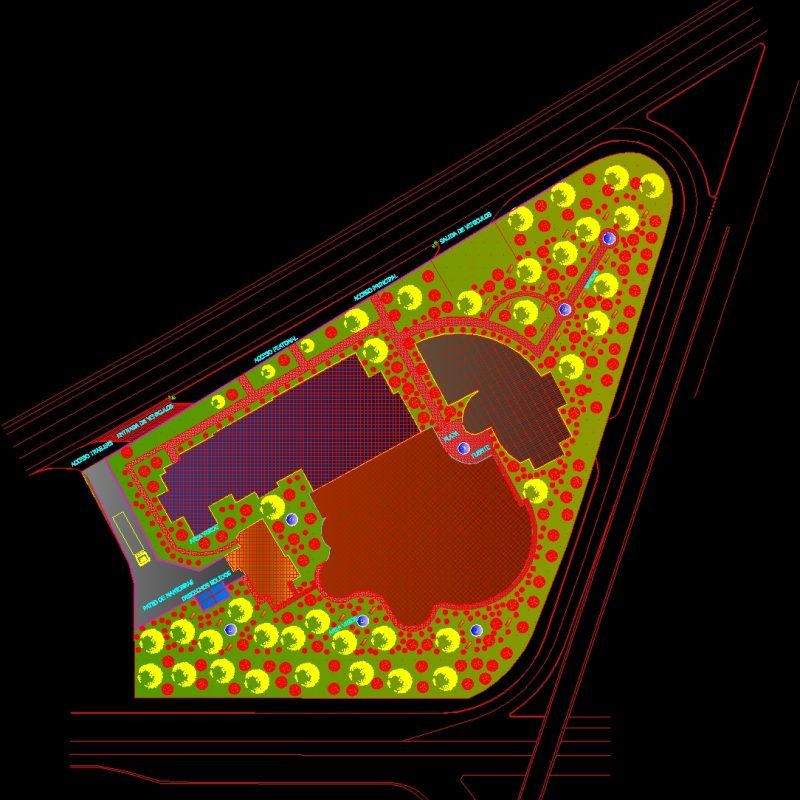 Convention Center DWG Section for AutoCAD • Designs CAD