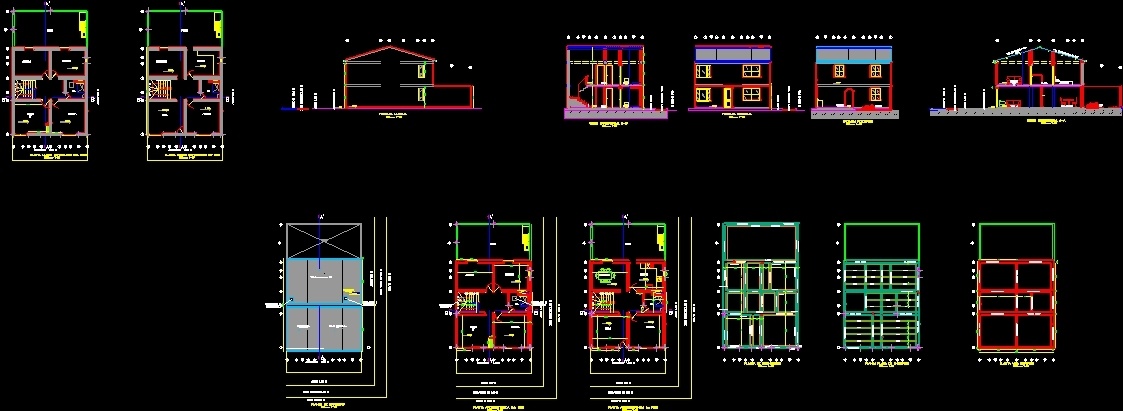 Corner House DWG Block for AutoCAD • Designs CAD