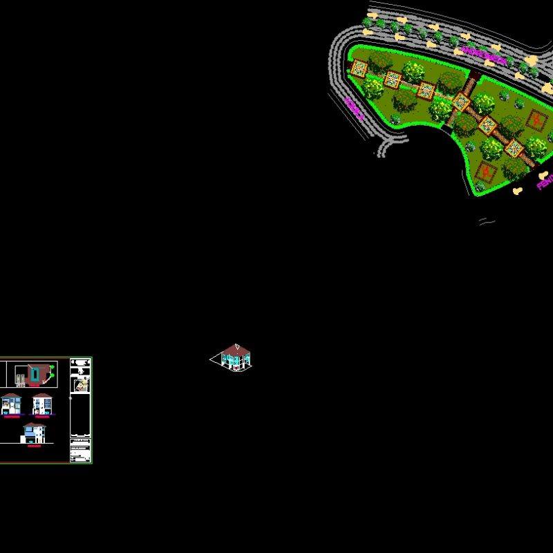 Corner House DWG Block for AutoCAD • Designs CAD