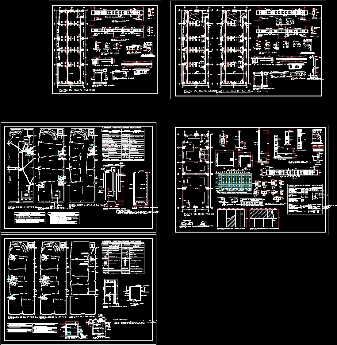 Corporate Building Structure DWG Full Project for AutoCAD • Designs CAD