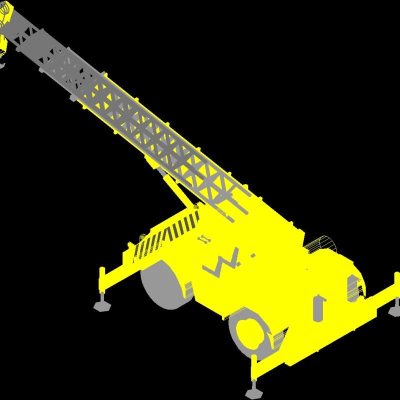 Crane 3D DWG Model for AutoCAD • Designs CAD
