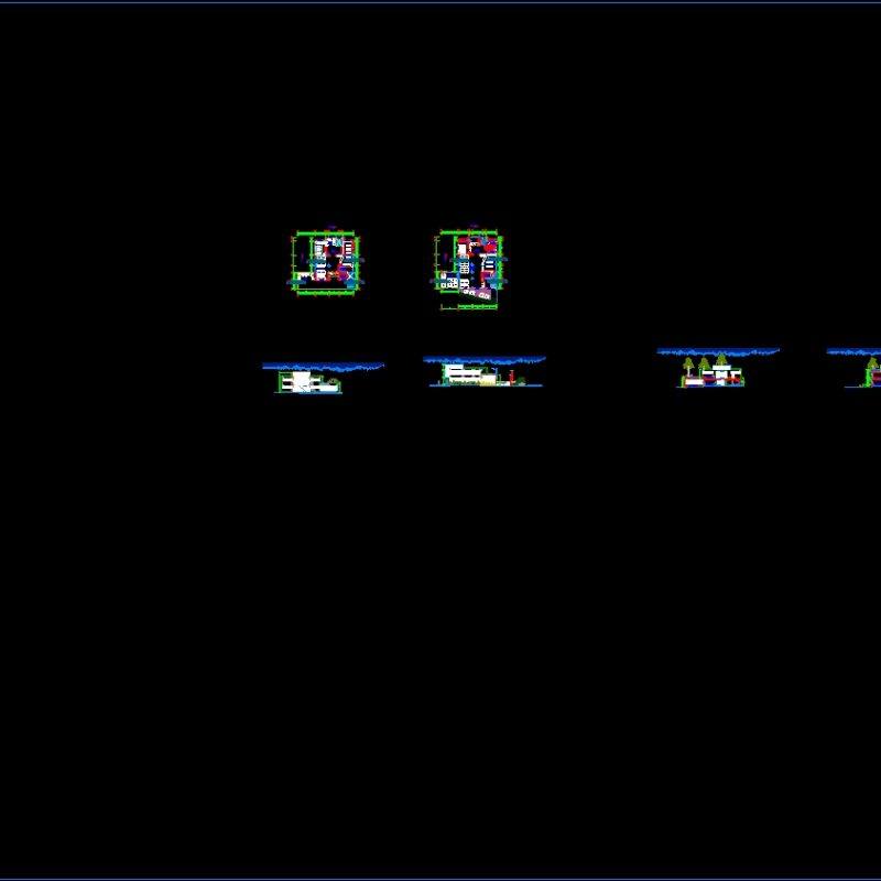 Cultural Center - Library DWG Section for AutoCAD | DesignsCAD