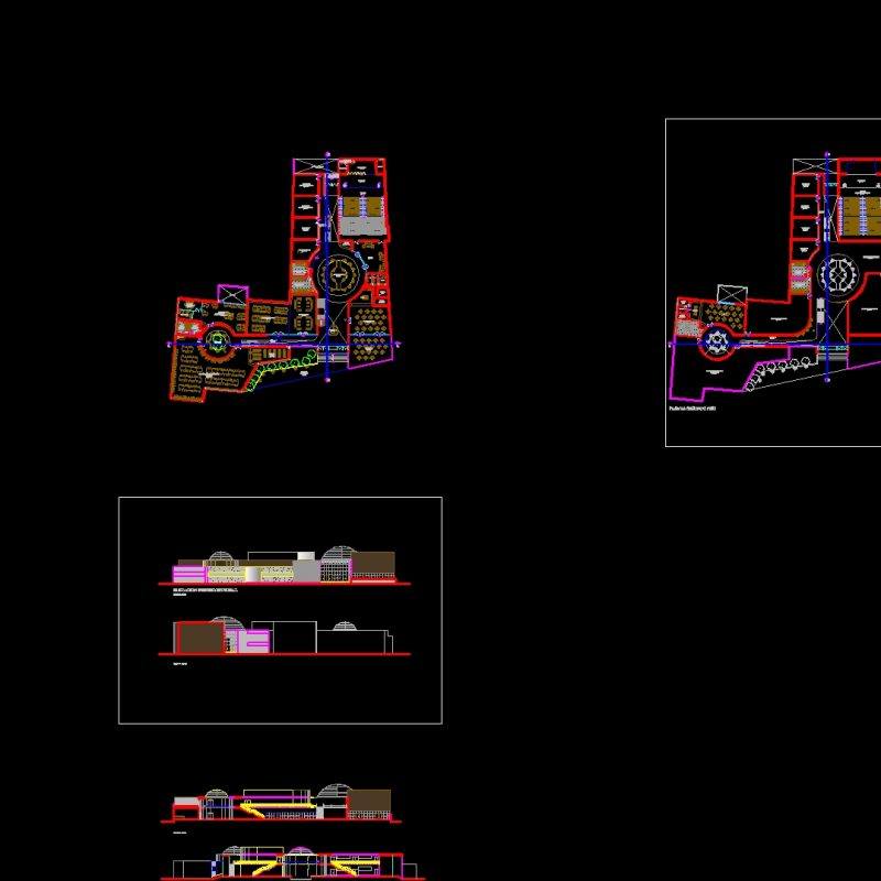 Cultural Center DWG Full Project for AutoCAD | DesignsCAD