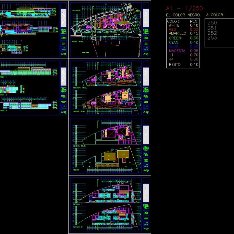 Cultural Center, Historic Area, Lima DWG Block for AutoCAD • Designs CAD