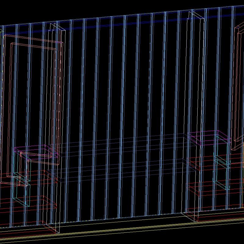 Cupboard 3D DWG Model for AutoCAD • Designs CAD