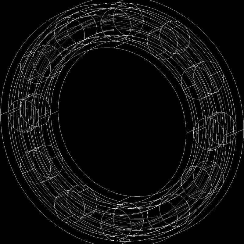 Cylindrical Bearing DWG Block for AutoCAD • Designs CAD