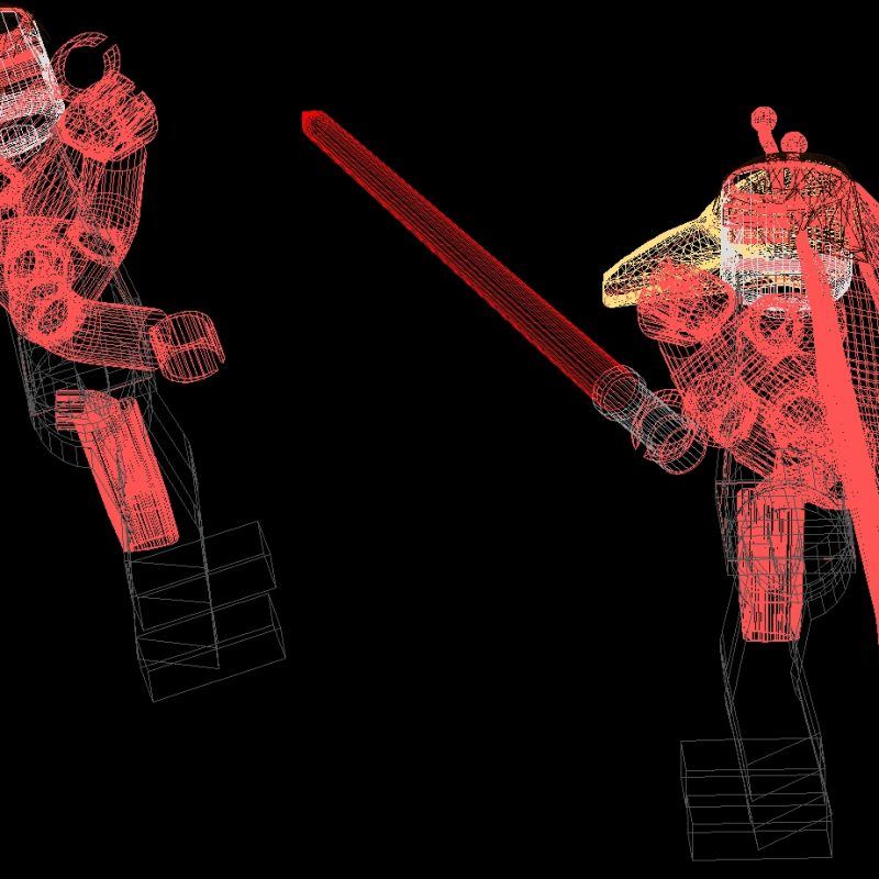 Darth Binks - Lego Figure 3D DWG Model for AutoCAD • Designs CAD