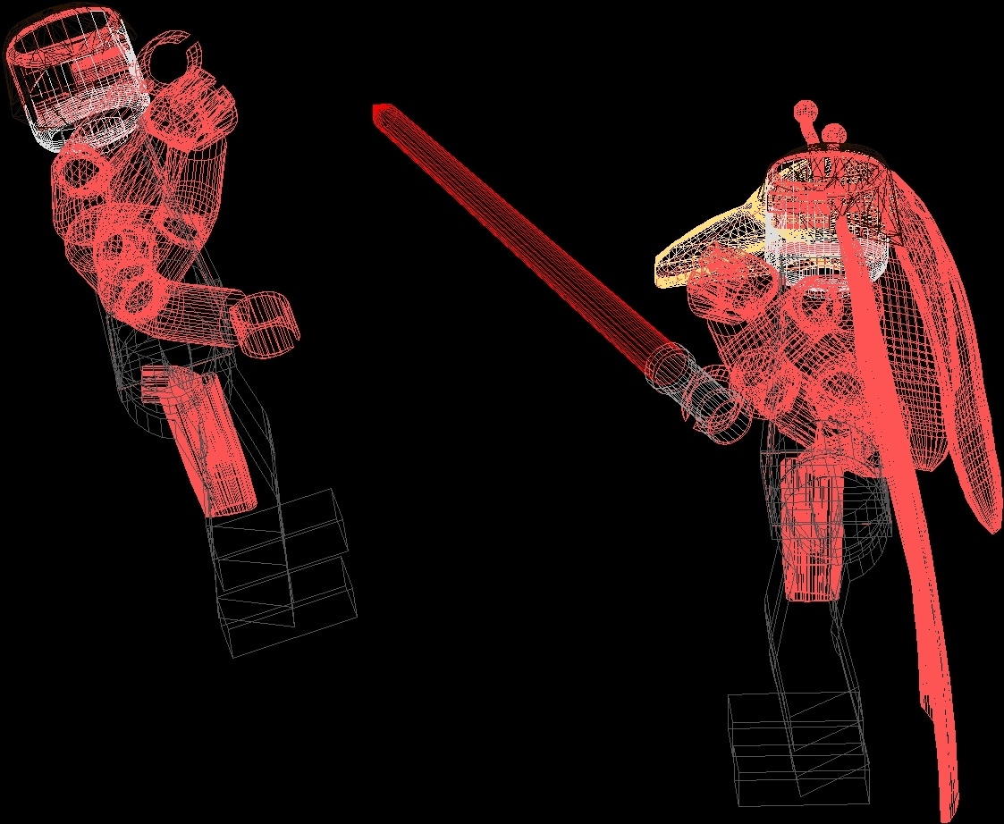 Darth Binks - Lego Figure 3D DWG Model for AutoCAD • Designs CAD