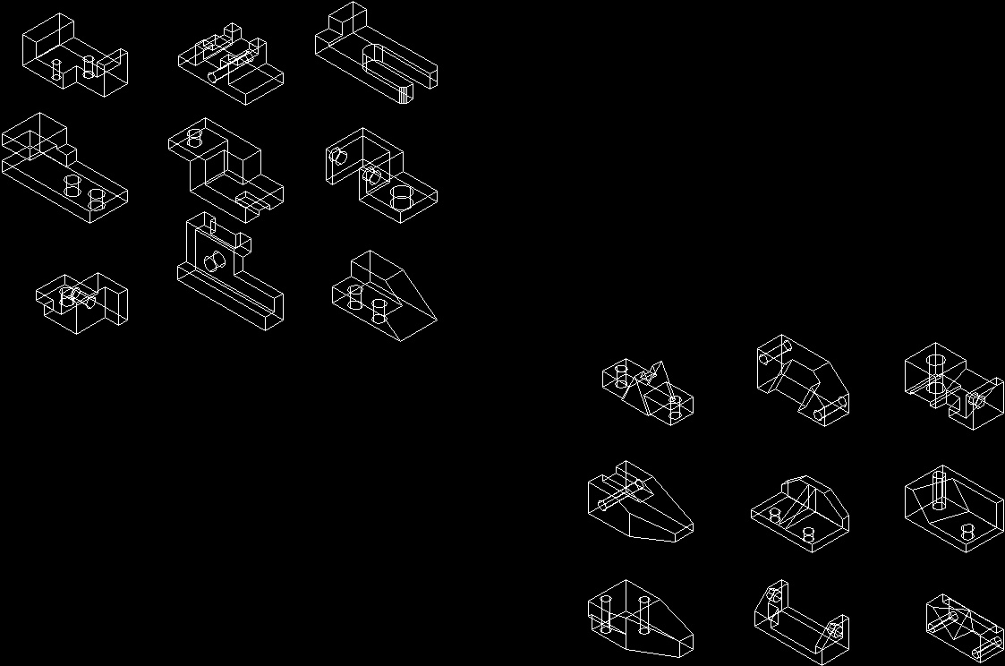 Descriptive Geometry - Solid 3D DWG Model for AutoCAD • Designs CAD