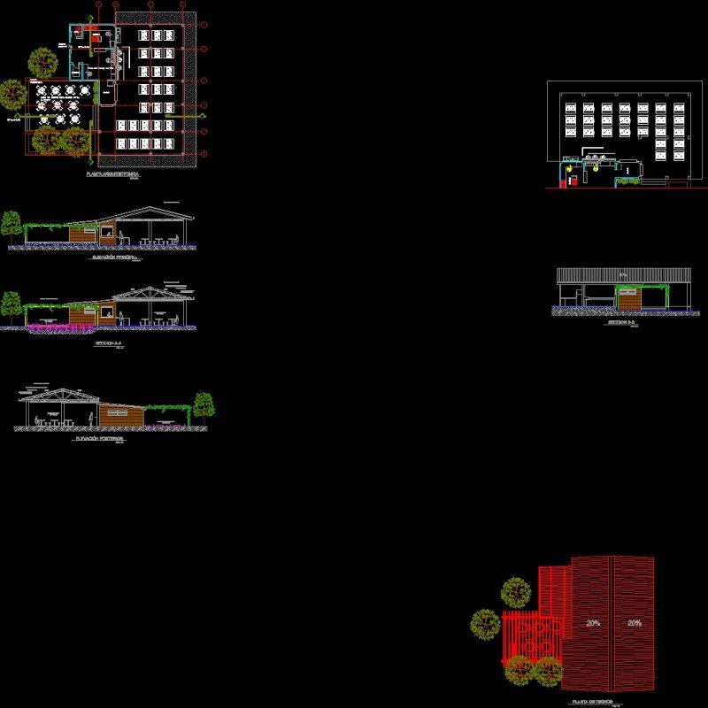 Design Cafeteria; DWG Block for AutoCAD • Designs CAD