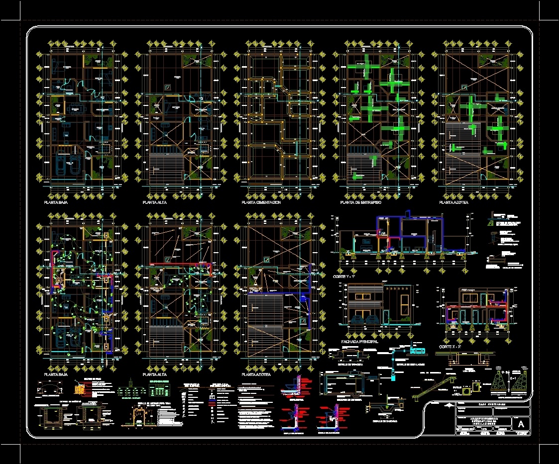 Detached Project DWG Full Project for AutoCAD • Designs CAD