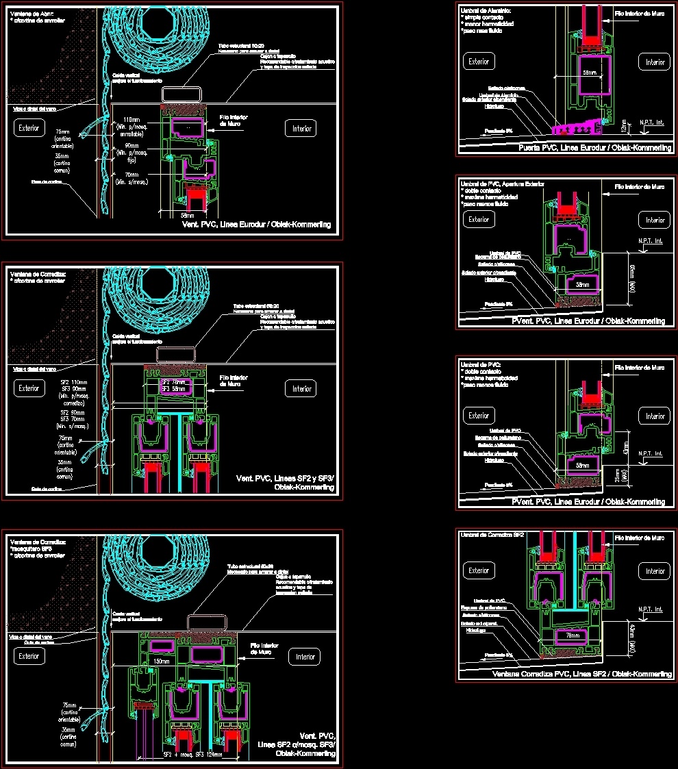 Detail Folding Curtain And Window Details DWG Detail for AutoCAD ...