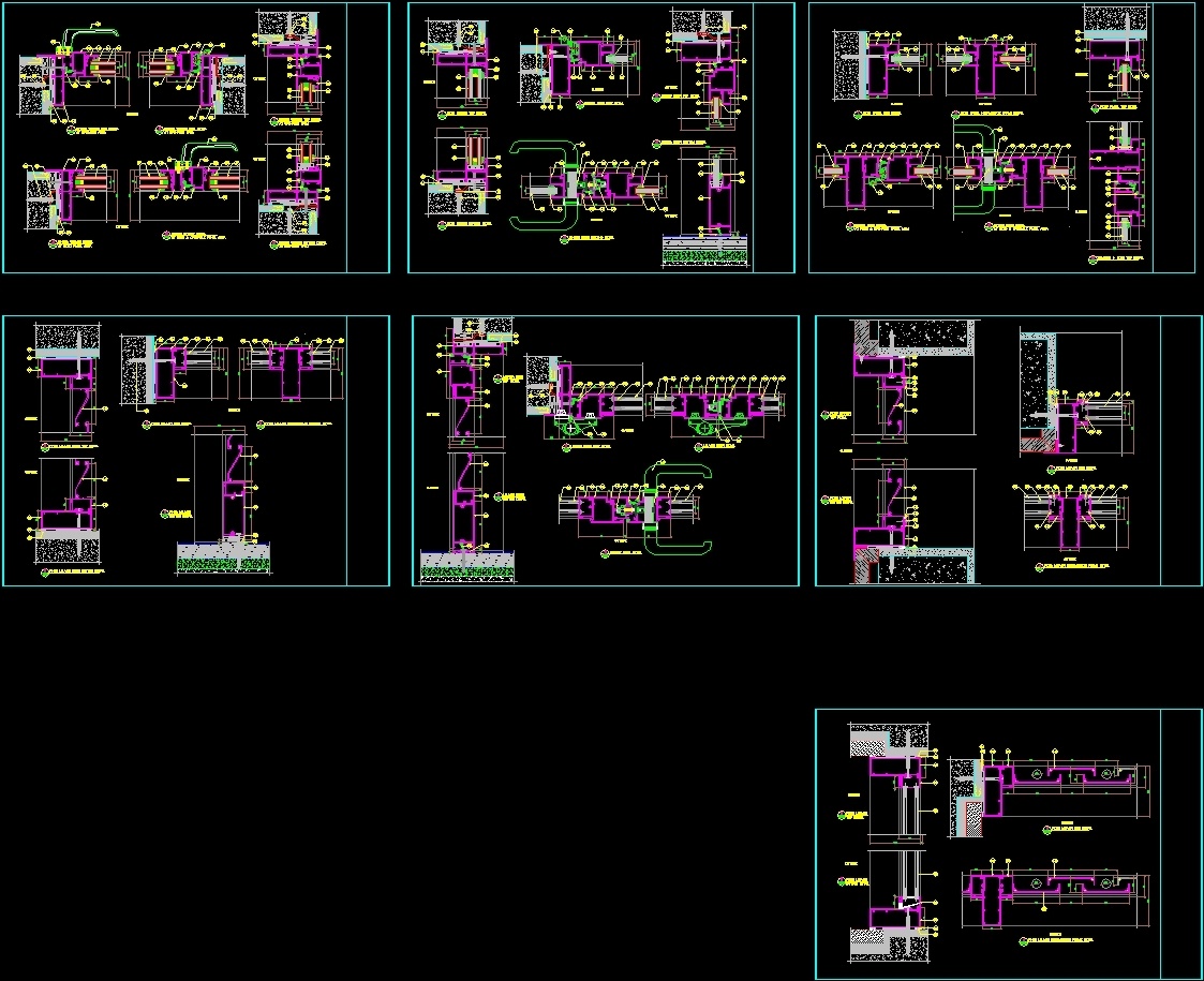 Details Doors - Louver DWG Detail for AutoCAD • Designs CAD