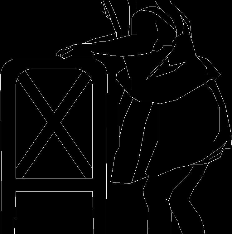 Disabilitie Girl DWG Block for AutoCAD • Designs CAD Disabilitie Girl DWG Block for AutoCAD • Designs CAD