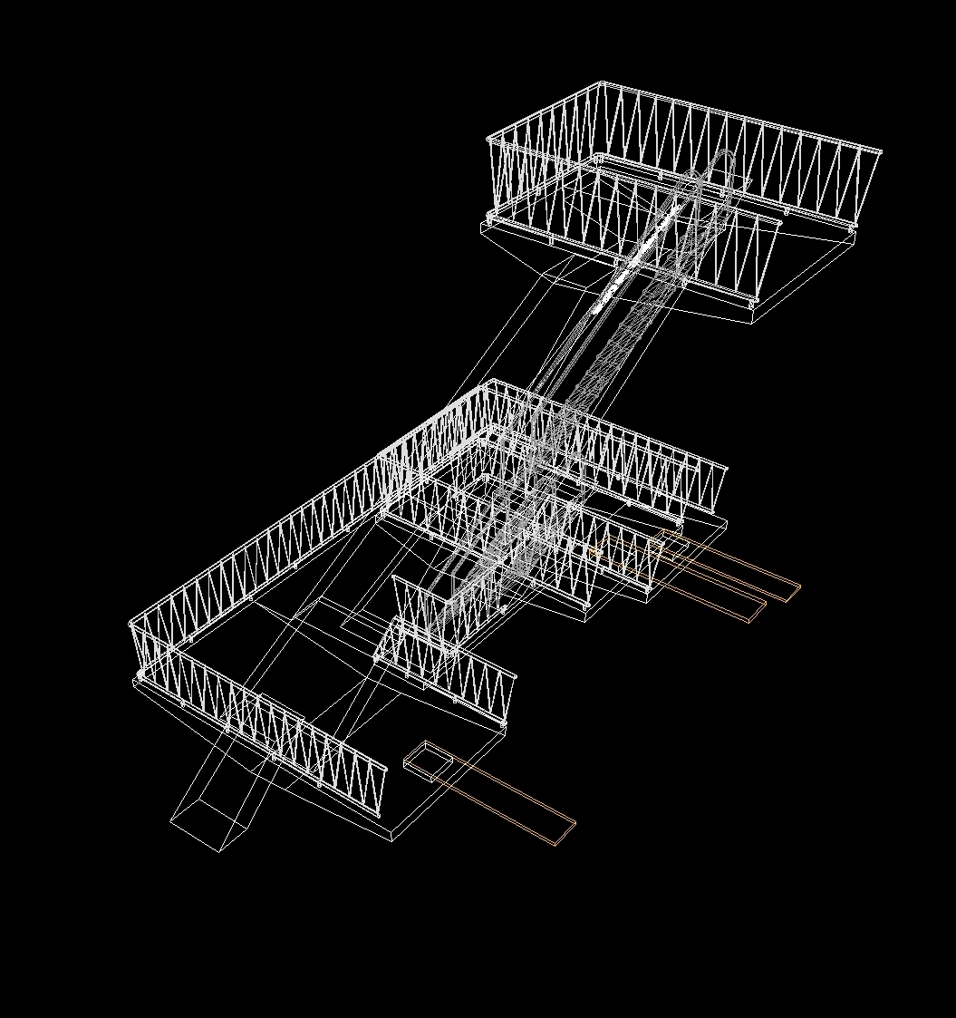 Diving Tower , 1960s Style, Canberra, Australia 3D DWG Model for ...