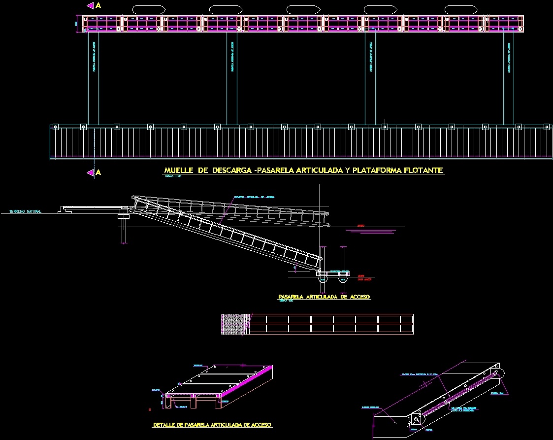 Dock Detail DWG Section For AutoCAD Designs CAD