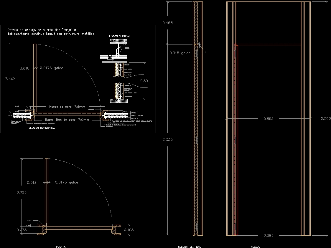 Door Connection With Plaster Pannel Wall DWG Block for AutoCAD ... Door Connection With Plaster Pannel Wall DWG Block for AutoCAD ...