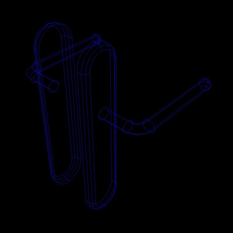 Door Pull 3D DWG Model for AutoCAD | DesignsCAD