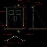Door With Sensor DWG Block for AutoCAD • Designs CAD
