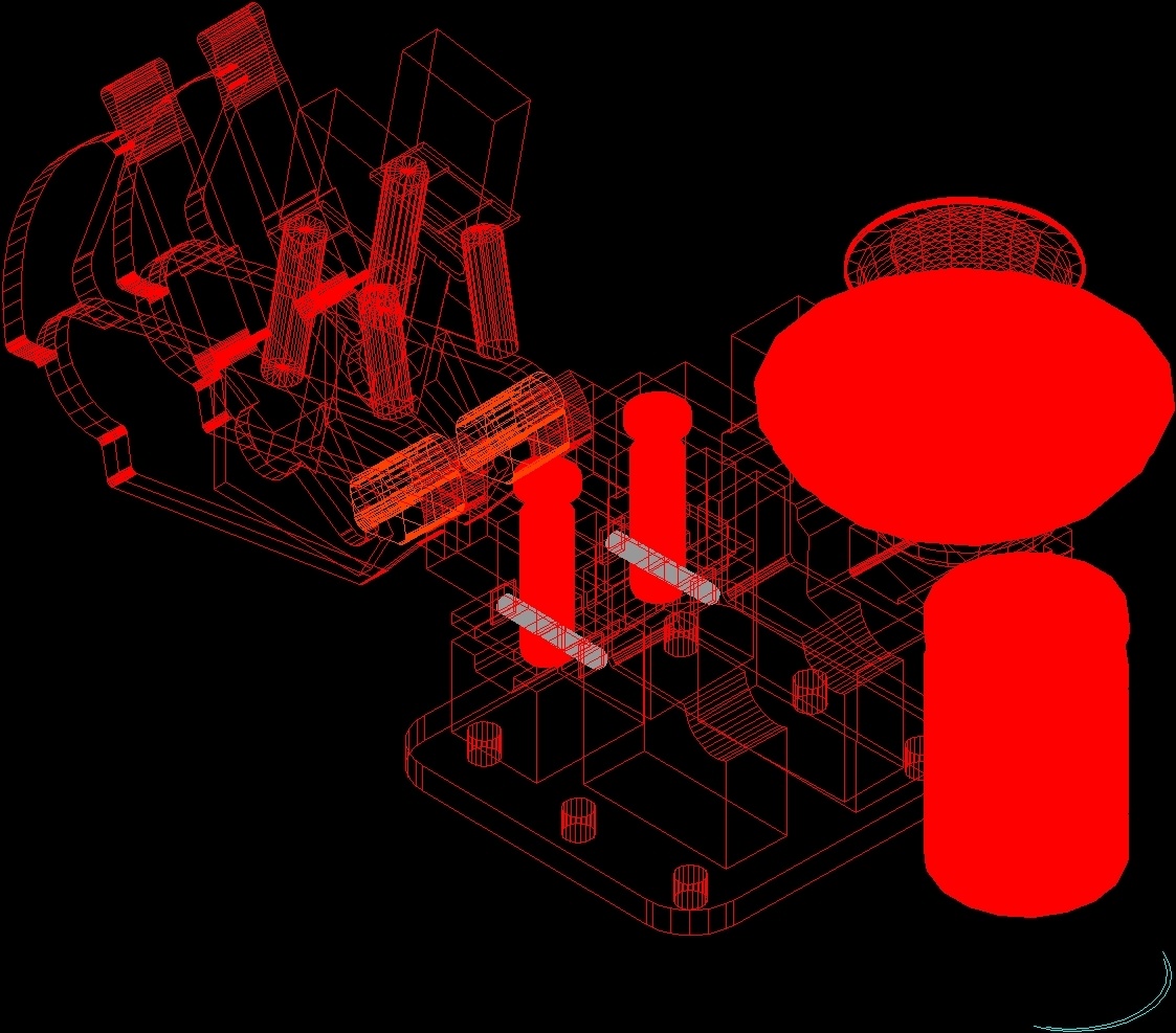 Double Hook For Mooringin Charge's Ship DWG Block for AutoCAD • Designs CAD