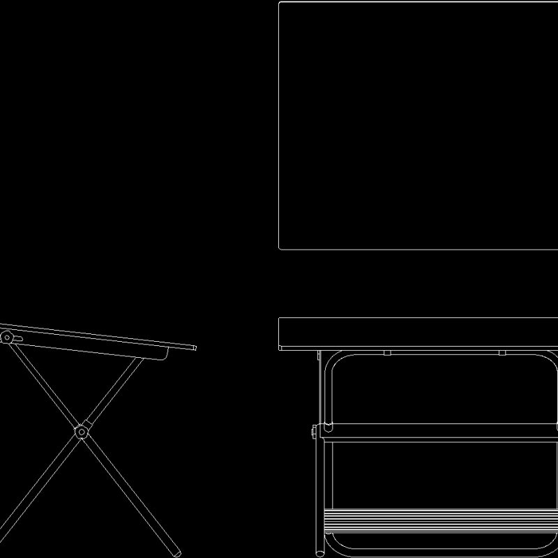 Drawing Board 2D DWG Block for AutoCAD • Designs CAD