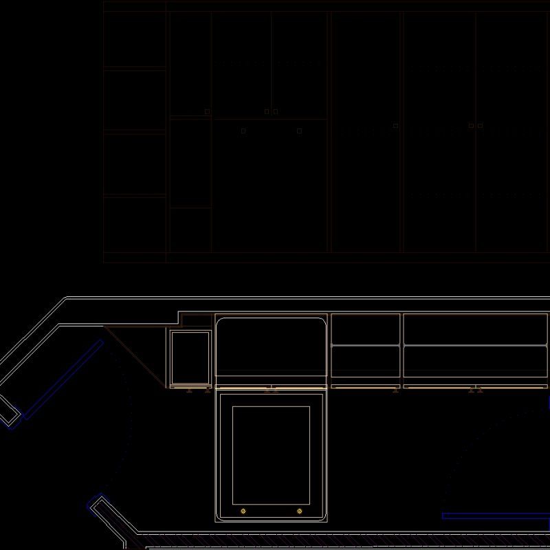 Dressing Room Built In 3D DWG Model for AutoCAD • Designs CAD