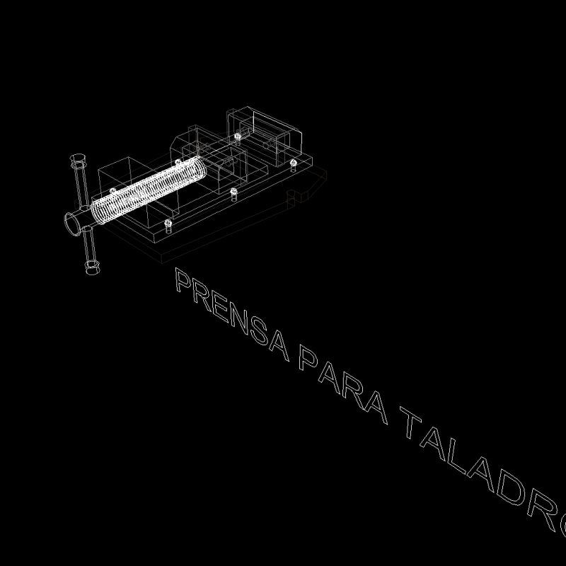 Drill Press 3D DWG Model for AutoCAD • Designs CAD