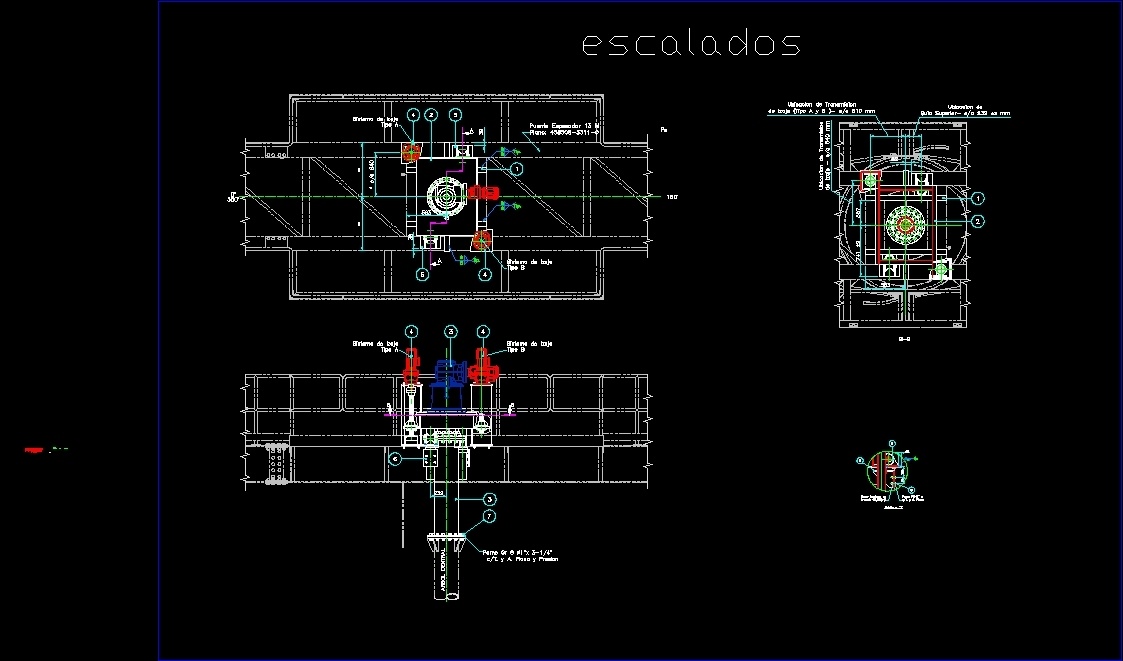 Drive Mechanism Of The Drag DWG Block for AutoCAD • Designs CAD
