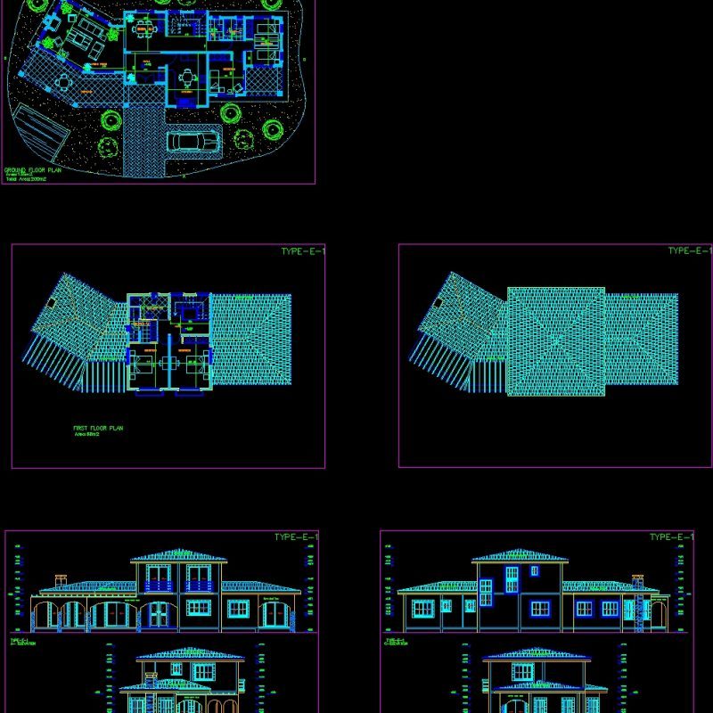 Duplex DWG Section for AutoCAD | DesignsCAD