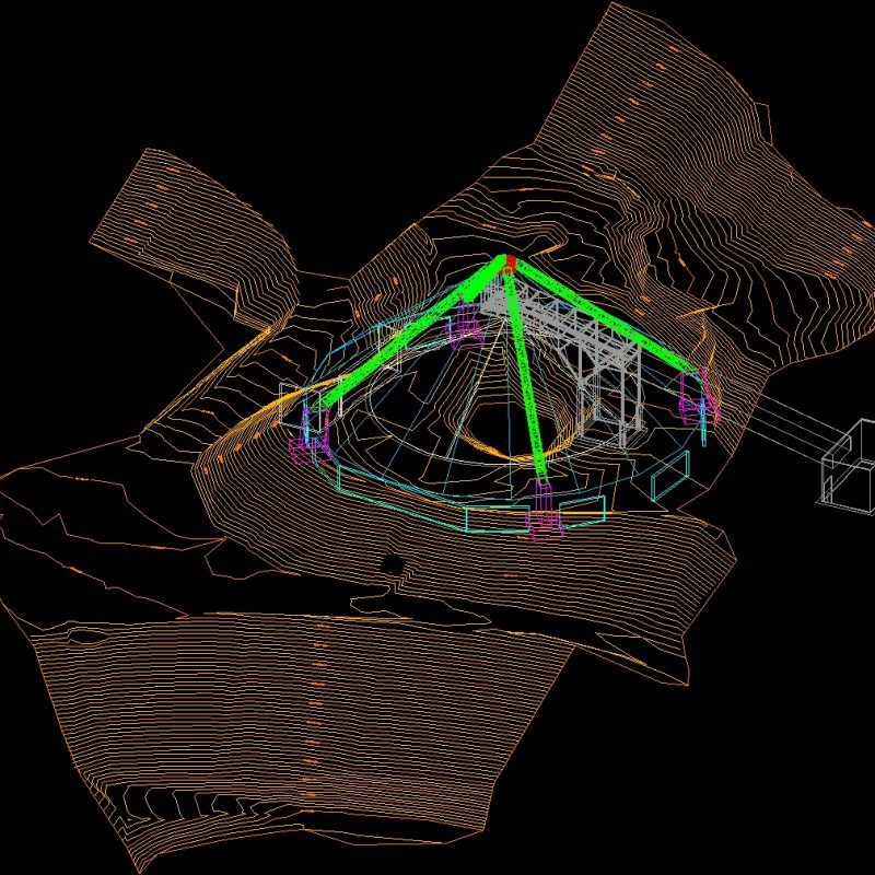 Dust Retention System 3D DWG Model for AutoCAD • Designs CAD