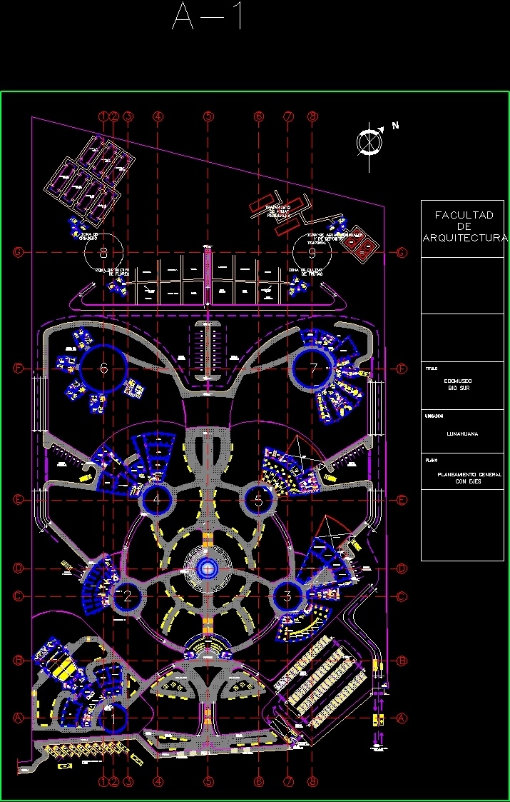 Eco Museum DWG Block for AutoCAD • Designs CAD