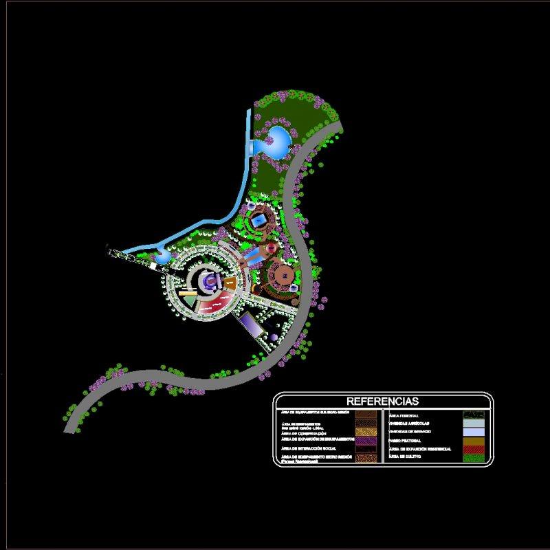 Ecotourism Park DWG Block for AutoCAD • Designs CAD