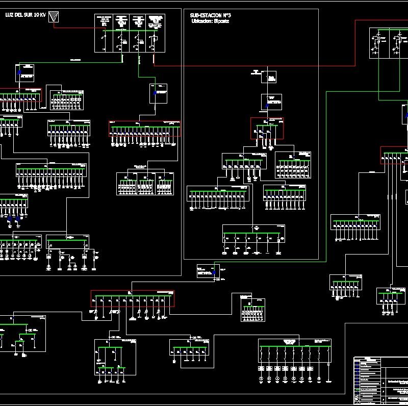 Electric Single Wire DWG Block for AutoCAD • Designs CAD
