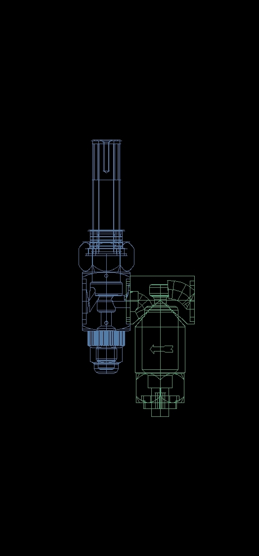 Electro Valve With Filter 3D DWG Model for AutoCAD • Designs CAD