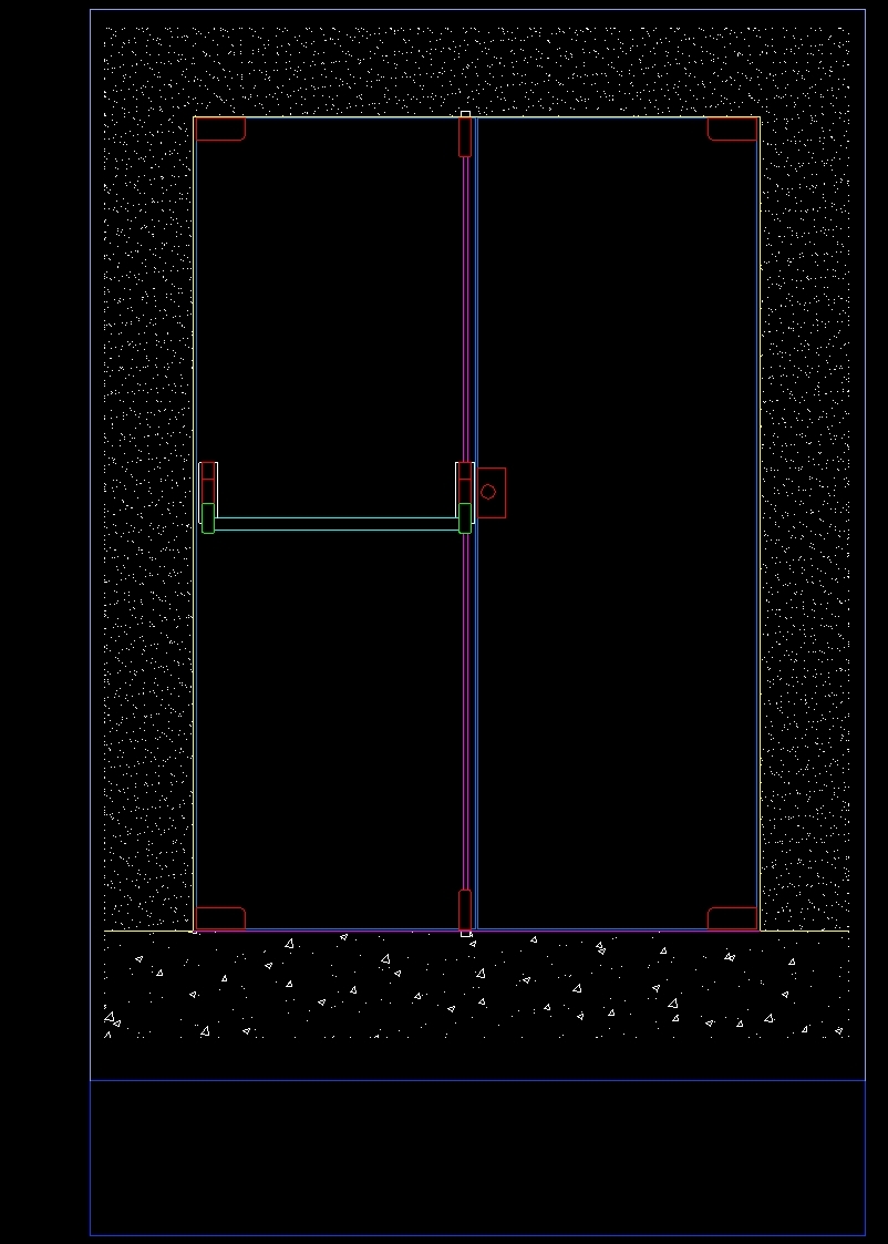 Emergency Exit DWG Block For AutoCAD Designs CAD