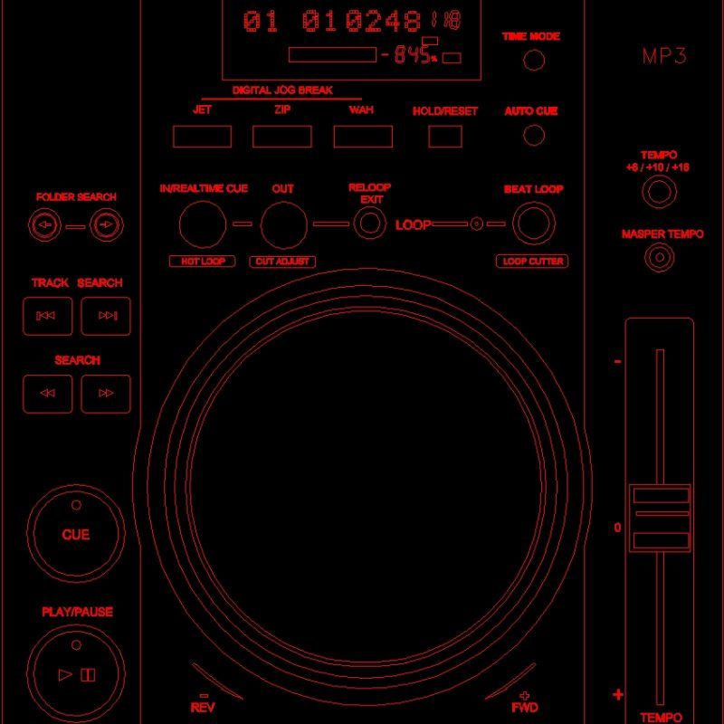 Equipment Of Audio DWG Block for AutoCAD • Designs CAD