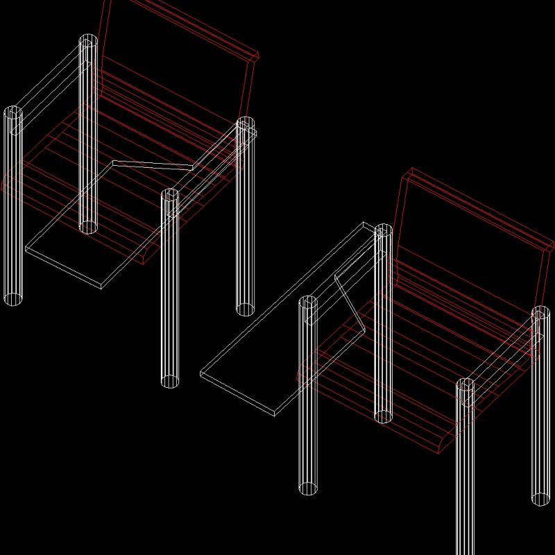 Exam Chair 3D DWG Model for AutoCAD • Designs CAD