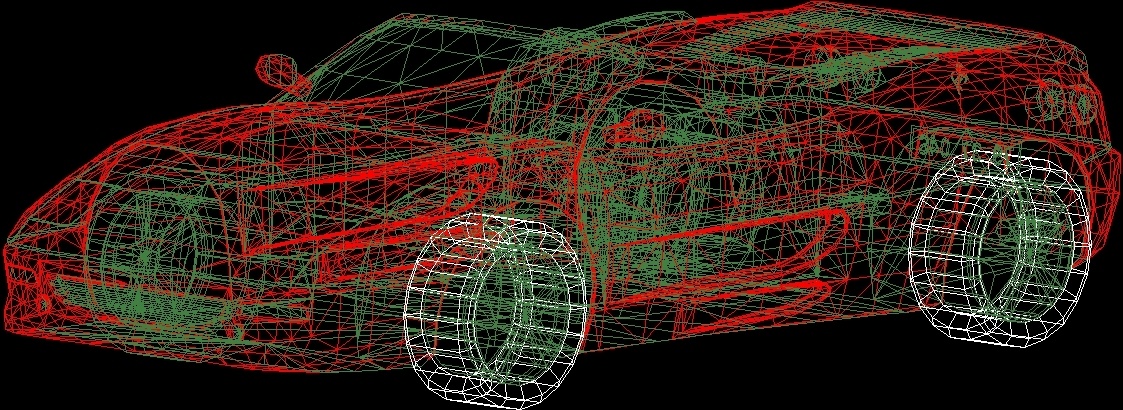 Ferrari 360 Spider - 3D DWG Model for AutoCAD • Designs CAD