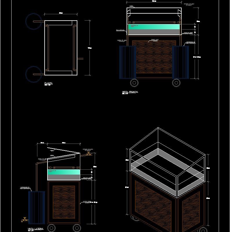 Fishbowl 2D DWG Block for AutoCAD • Designs CAD