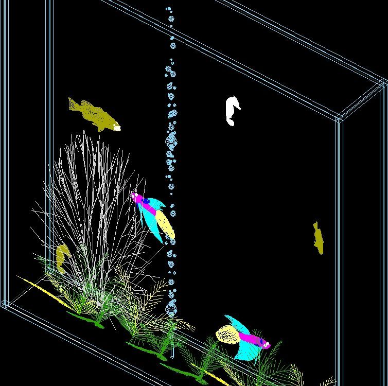 Fishbowl DWG Block for AutoCAD • Designs CAD