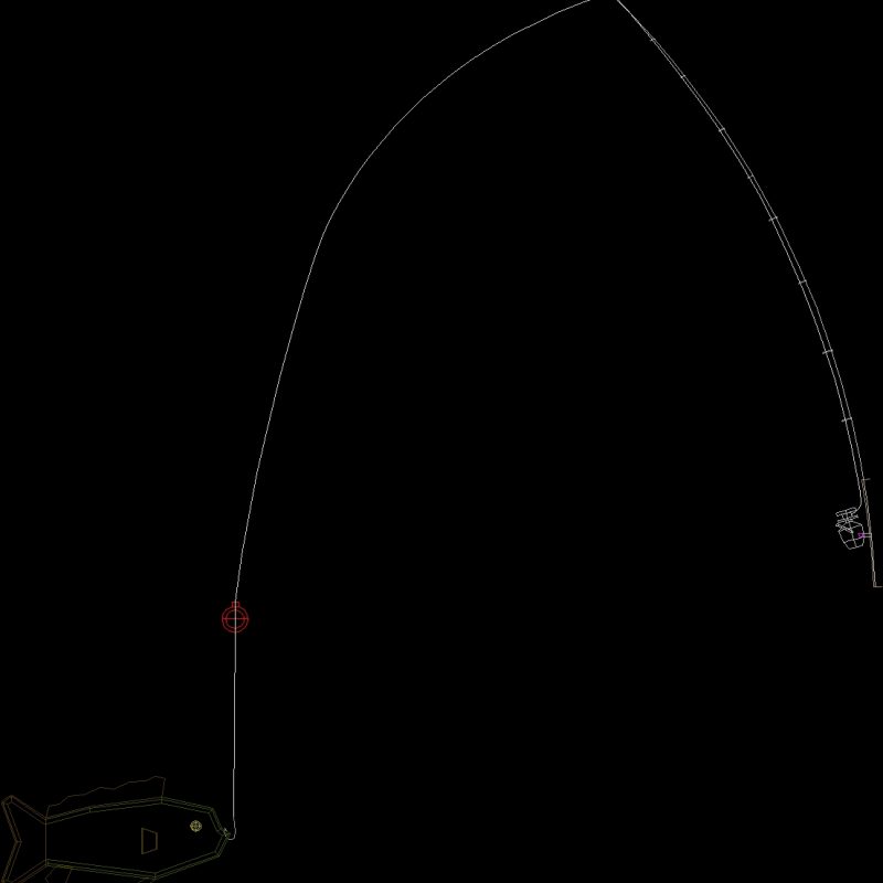Fishing Rod DWG Block for AutoCAD • Designs CAD