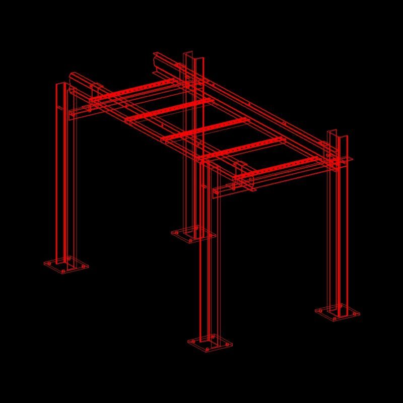 Flush Support DWG Block for AutoCAD • Designs CAD