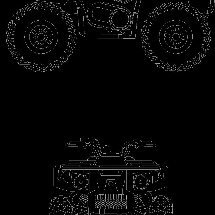 Four-Cicle DWG Block for AutoCAD | DesignsCAD