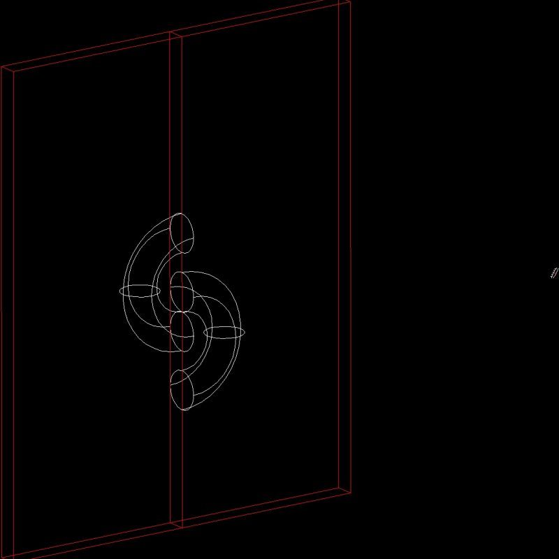 Frontal Entrance DWG Detail for AutoCAD • Designs CAD