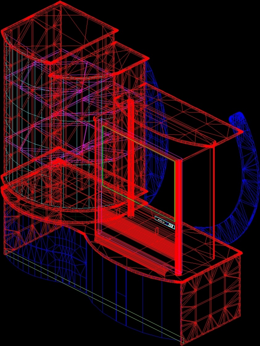 Furniture Blocks --Various, Canopy Bed 3D DWG Model for AutoCAD ...