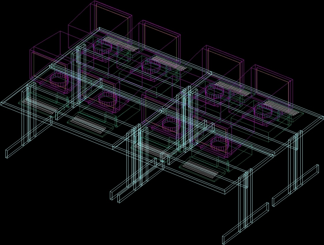 Furniture Blocks --Various, Canopy Bed 3D DWG Model for AutoCAD ...