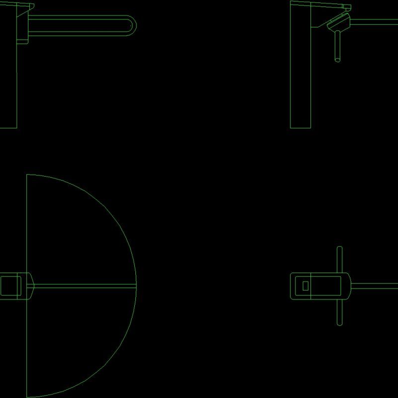 Furniture Catrax Access Control DWG Section for AutoCAD • Designs CAD