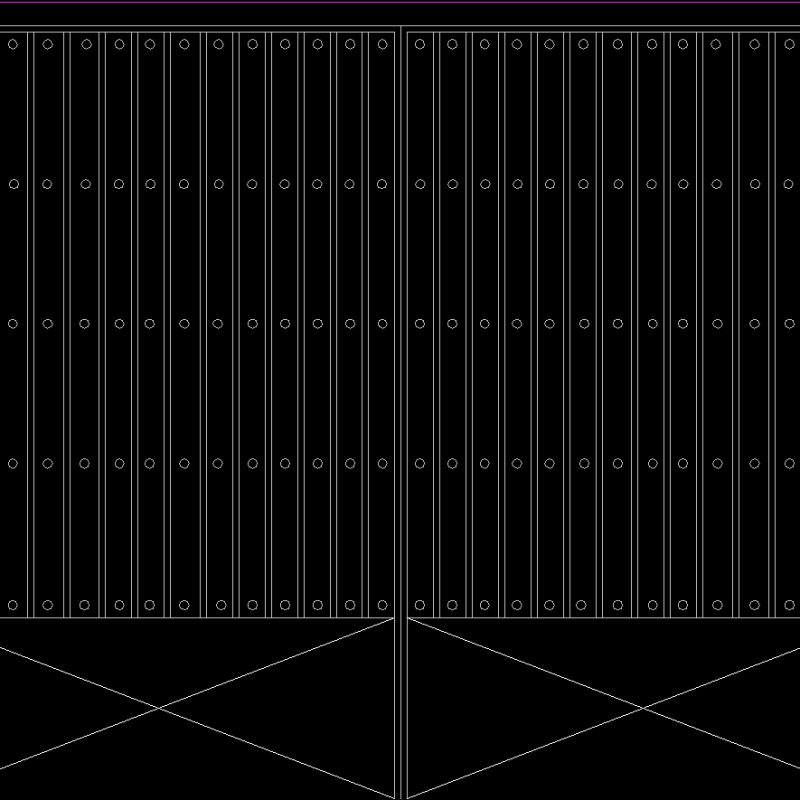 Garage Gate DWG Block for AutoCAD • Designs CAD