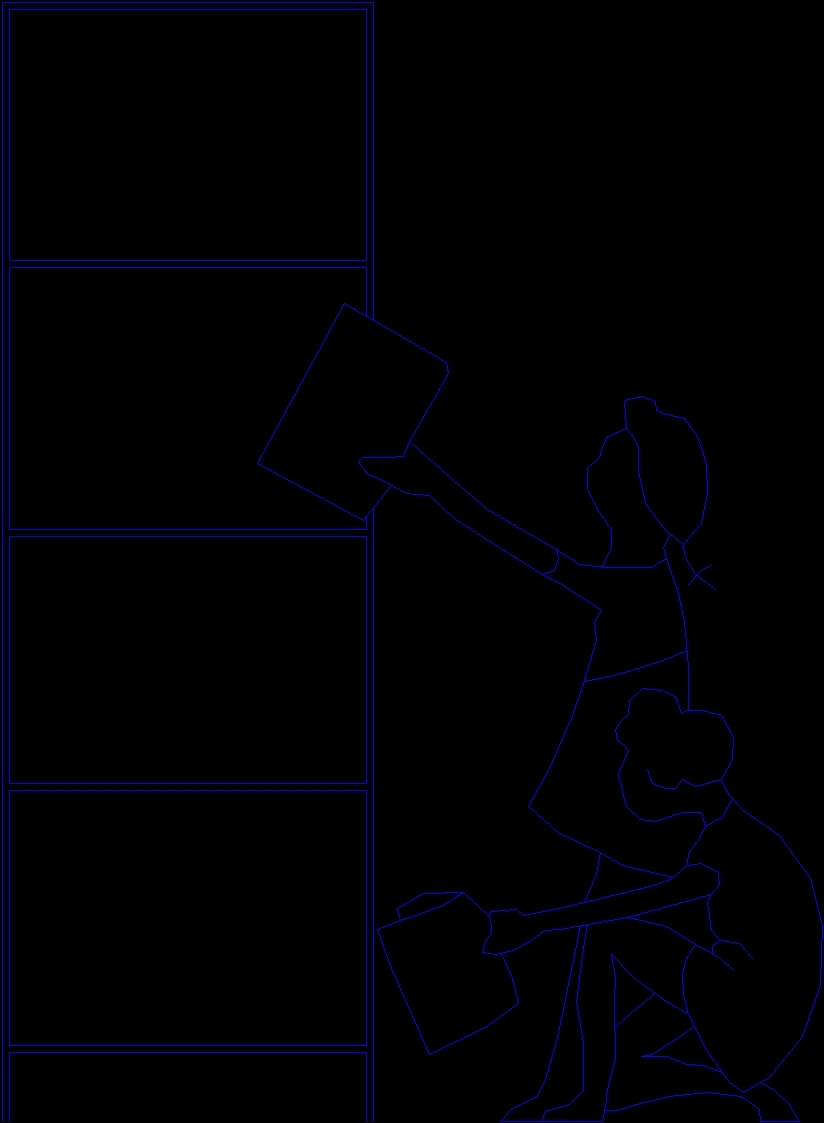 Girls In Library DWG Elevation for AutoCAD • Designs CAD